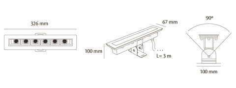 POOL SPOT LINEAL 18W - Brillante Iluminación - Distribuidores de ...